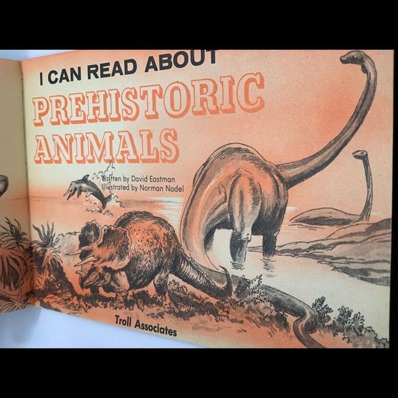 Troll Associates | Other | Vintage 977 I Can Read About Prehistoric ...